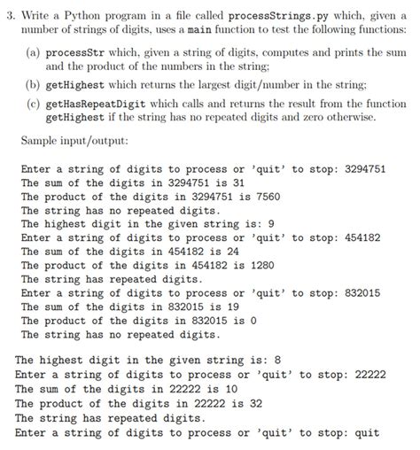 Solved 3 Write A Python Program In A File Called