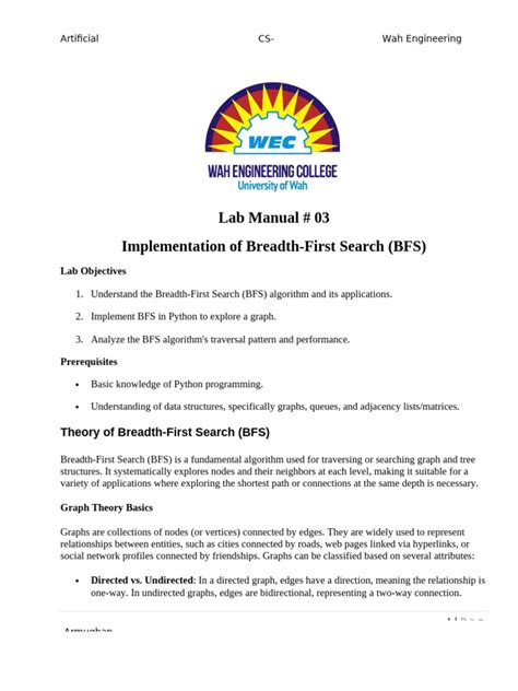 Lab 03 Pdf Algorithms Applied Mathematics