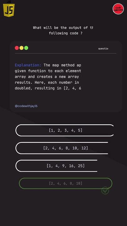 Javascript Quiz For Beginners 🧠 Question 14 Coding Javascript