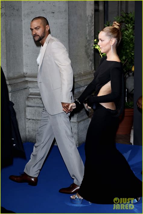 Jesse Williams And Alejandra Onieva Hold Hands While Premiering Their New