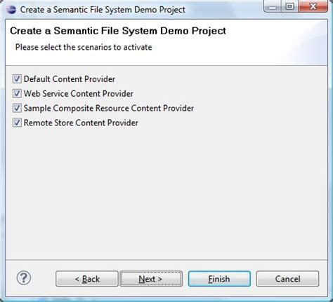 E Resources Semantic File System Demos Running SFS Examples Eclipsepedia