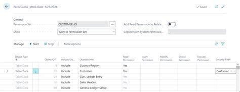 Dynamics Business Central Using Security Filters To Limit Data