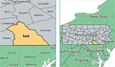 York County Pa Zip Code Map Map