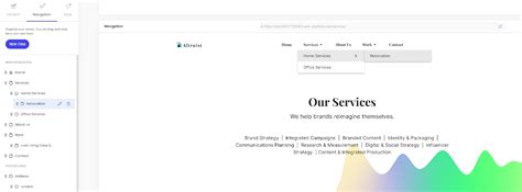 How To Rearrange Menus And Submenus In Footer And Main Navigation