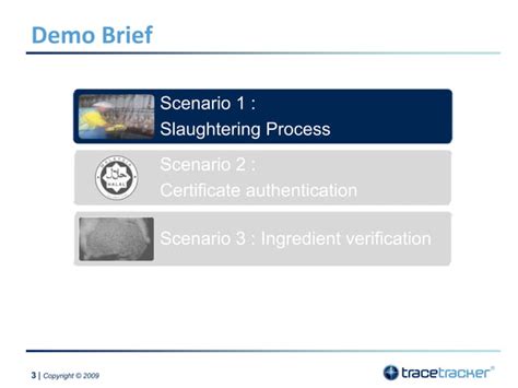 Halal Traceability System Demo Ppt