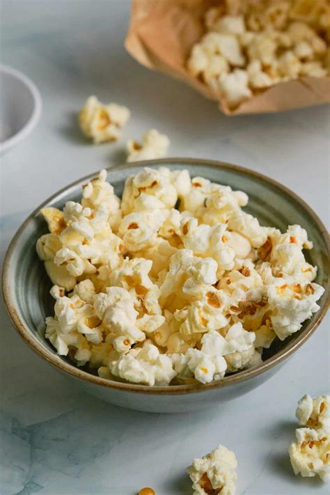 Easy Microwave Popcorn Recipe Baked Bree