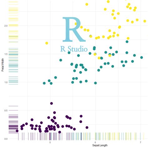 R Ggplot Geomrug 러그 플롯rug Plot 그리기 그래프에 두 변수의 Marginal