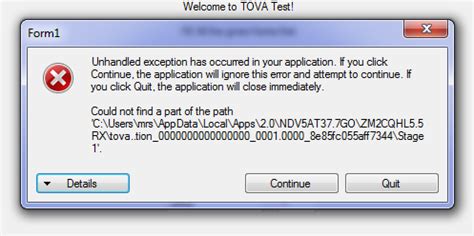 C Could Not Find A Part Of The Path Error In New Machine Stack Overflow