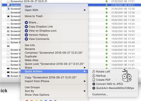 วิธีเปิดแถบ Preview เพื่อแสดงเมนู Quick Actions ใน Macos Mojave
