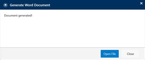 Create A Word Based Report With Export To Word Global Data