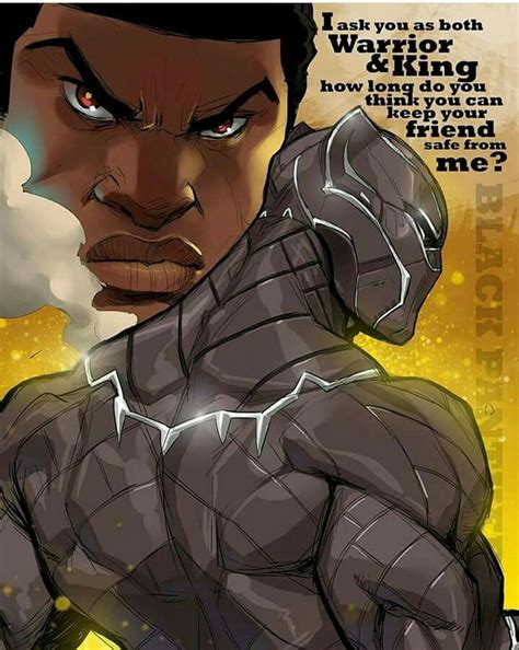 Warrior King Tchalla Black Panther Art Black Comics Black Panther Marvel