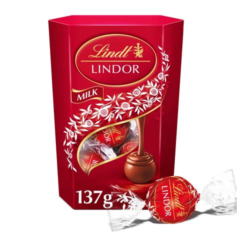Lindt Lindor Milk Chocolate Truffles Box 137g Bb Foodservice