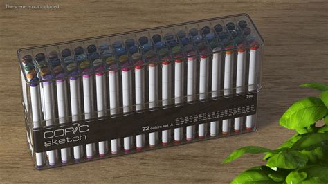 Sketch Marker 72 Pack 3D Model $49 - .3ds .blend .c4d .fbx .max .ma ...