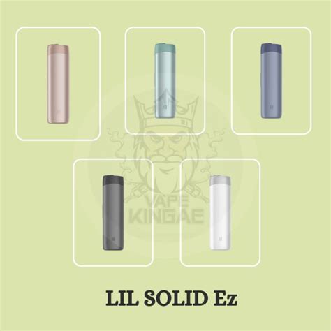 Iqos Lil Solid Ez Available In 5 Colors Vapeking Ae