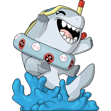 Deadpool Shark Jeff The Land Shark Earth 616 Marvel Comics