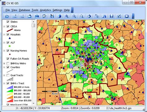 Health Data Analytics Geographic Information Systems