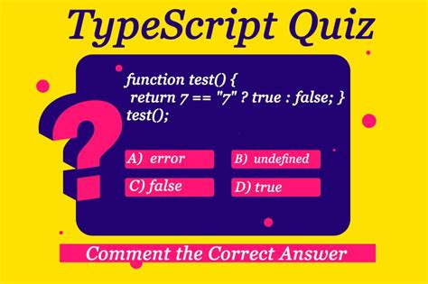 Typescript Quiz Test Your Skills With Genai Zubair Ahmed Posted On The Topic Linkedin