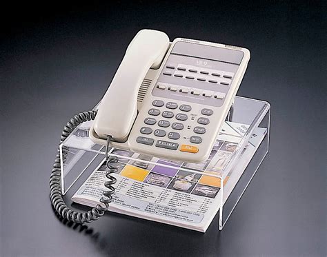 Acrylic Telephone Standriser Clear Home Decor