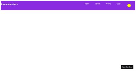 navbar practice codesandbox