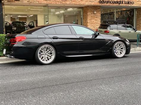 Bmw M6 F06 Black With Brixton Forged Cm10 Targa Aftermarket Wheels Wheel Front