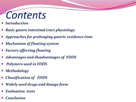 Floating Drug Delivery System Ppt Pptx