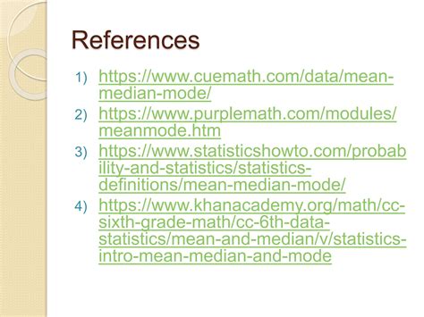 8 Arithmetic Mean Median And Mode Pptx