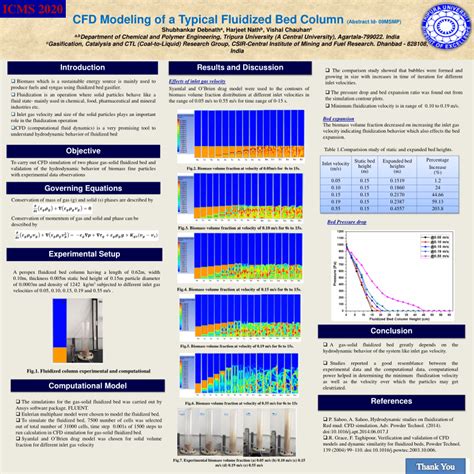 PDF CFD Modeling Of A Typical Fluidized Bed Column Abstract Id MSMP