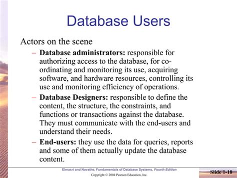 Elmasri Navathe Dbms Unit 1 Ppt Ppt Databases Computer Software And Applications