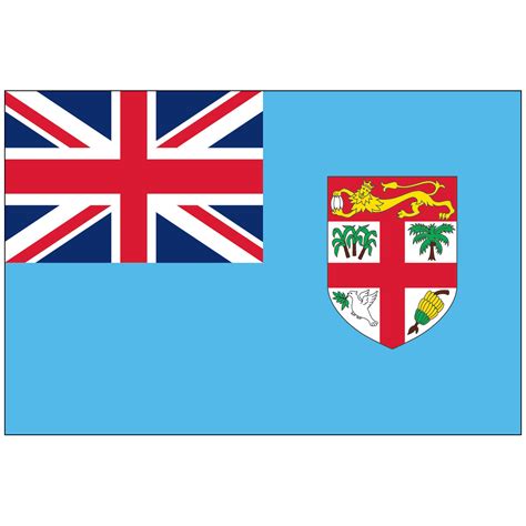 Fiji Flag Nylon Outdoor Indoor Durable 2x3 To 5x8 Sizes Flagsource