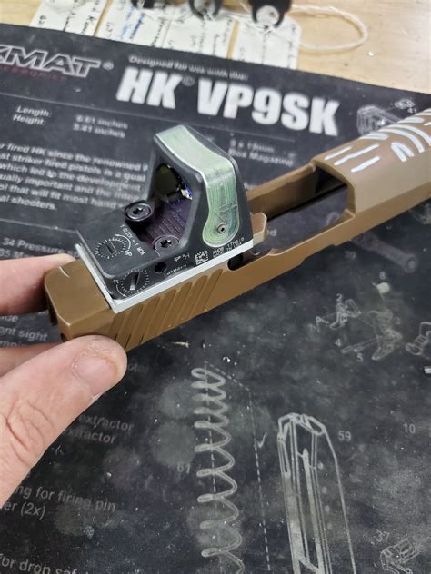 Deltapoint Pro To Rmr Red Dot Adapter Plate Sas Tactical Customs Llc