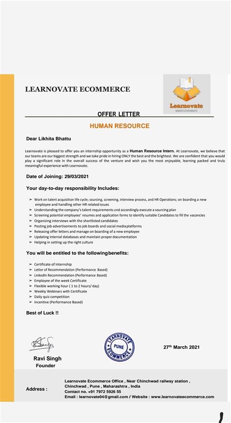 Likhita B On Linkedin Internship