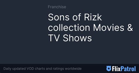 Sons Of Rizk Collection Movies And Tv Shows • Flixpatrol