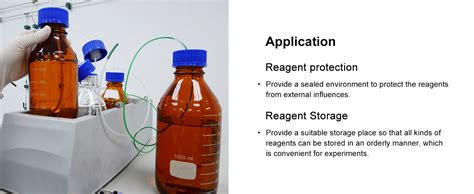 Stonylab Amber Glass Graduated Round Media Storage Bottles With Gl45 Screw Cap 1000 Ml 1 Pack