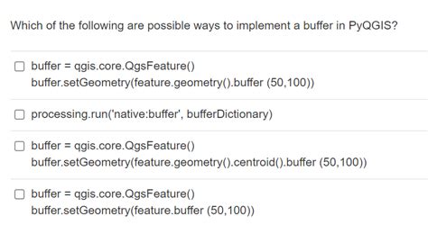 Solved Which Of The Following Are Possible Ways To Implement Chegg