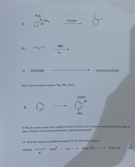 Solved Complete The Followings Predict The Reactant Product Chegg