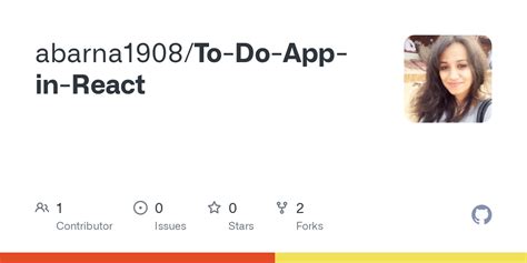 GitHub Abarna To Do App In React