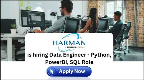 Harman Hiring Fresher For The Role Of Data Engineer Python Powerbi