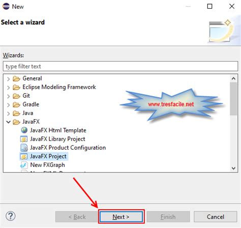 premier programme javafx avec eclipse très facile