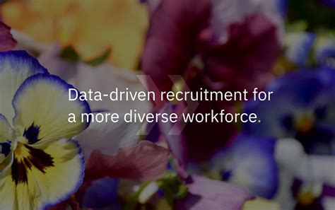 Data Driven Recruitment For A More Diverse Workforce