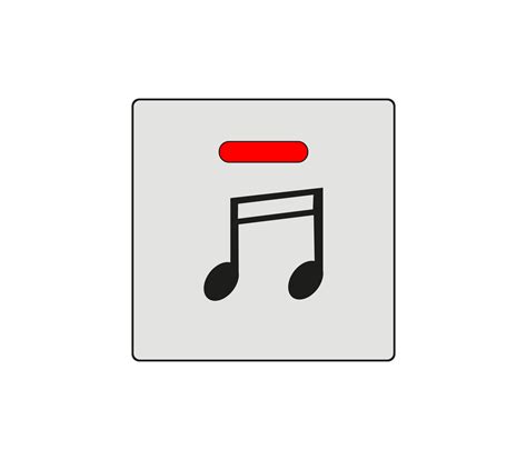 Music Mute Button The Car Audio Button Is Turned Off Modern Car Sketch Drawing Editable Line