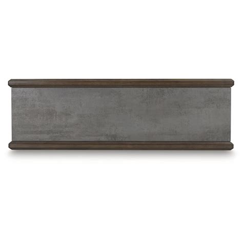 Signature Design By Ashley Kallenny Sofa Table Brown Wood With Faux