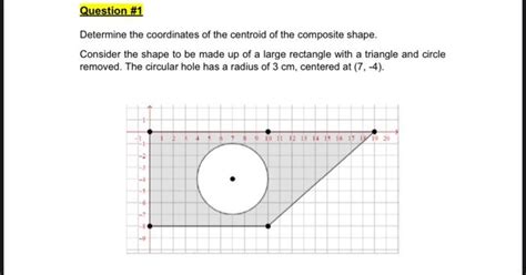 Solved Determine The Coordinates Of The Centroid Of The Chegg