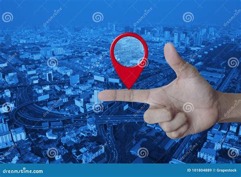 map pointer navigation concept stock image image of point network