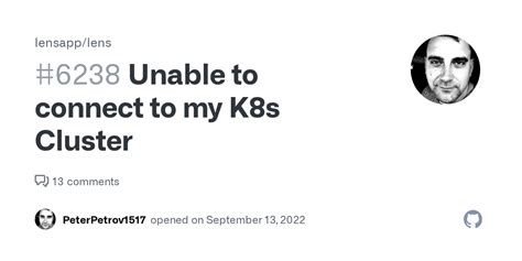 Unable To Connect To My K S Cluster Issue Lensapp Lens GitHub