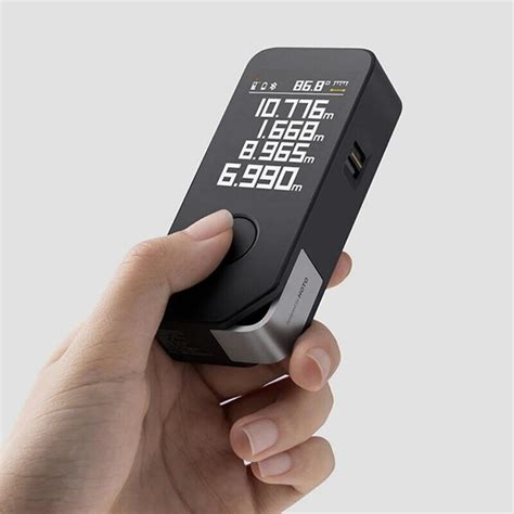 스마트 레이저 측정 프로 고정밀 디지털 레이저 테이프 측정 도구 충전식 레이저 눈금자 거리 측정기 도구 부품