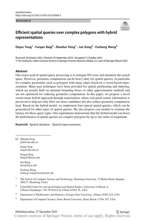 Efficient Spatial Queries Over Complex Polygons With Hybrid Representations