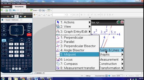 Functions And Graphing Derivatives On The Ti Nspire Youtube