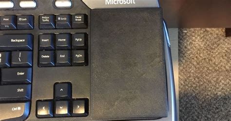 Number Pad Cover Microsoft Ergonomic Keyboard By Colossatr N Download Free STL Model