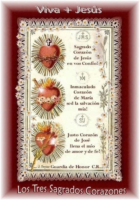 Pin De Mari En Sagrados Corazones De Jesús Y María Oraciones