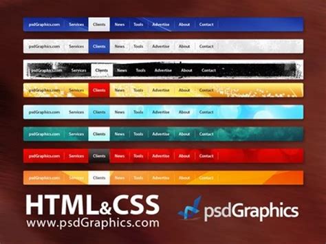 Free 12 Free Css Menus Styles Illustrations Download Free Stock